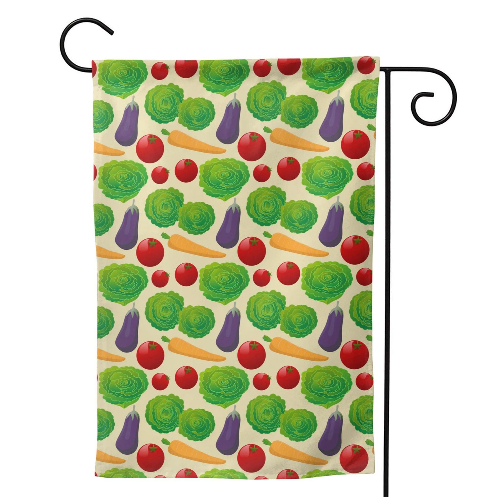 Sigee Vegetable for Live Happy Decorative Small Garden Flag,Double ...