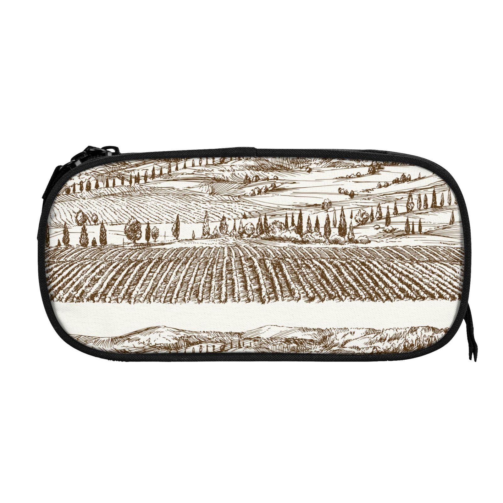Sigee Vineyard Landscape 1 for Portable Pencil Pouch with Zipper for ...
