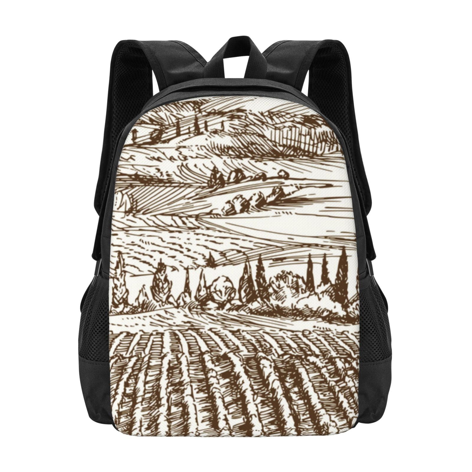 Sigee Vineyard Landscape 1 for Simple large capacity backpack Travel ...