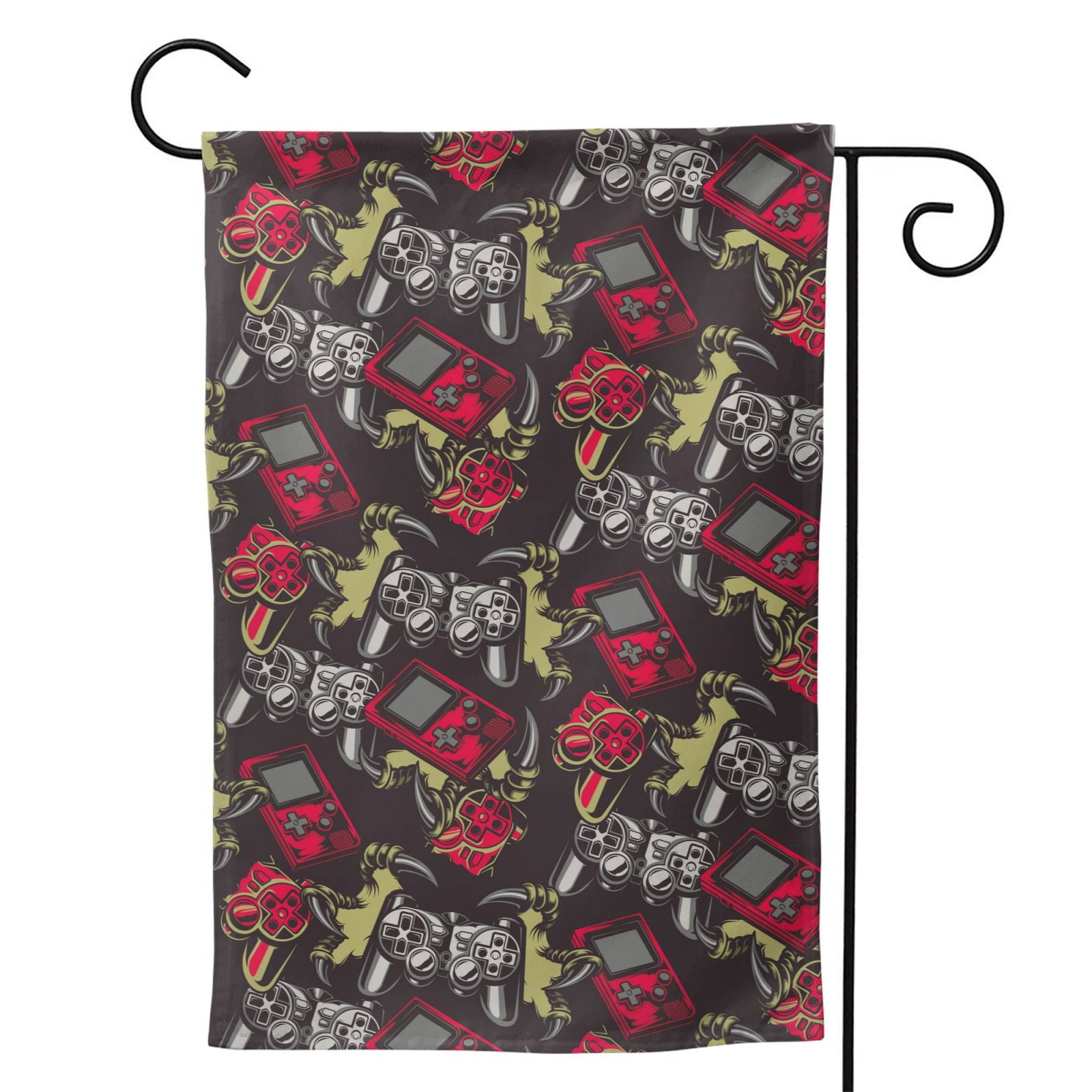 Sigee Vintage Gaming for Live Happy Decorative Small Garden Flag,Double ...