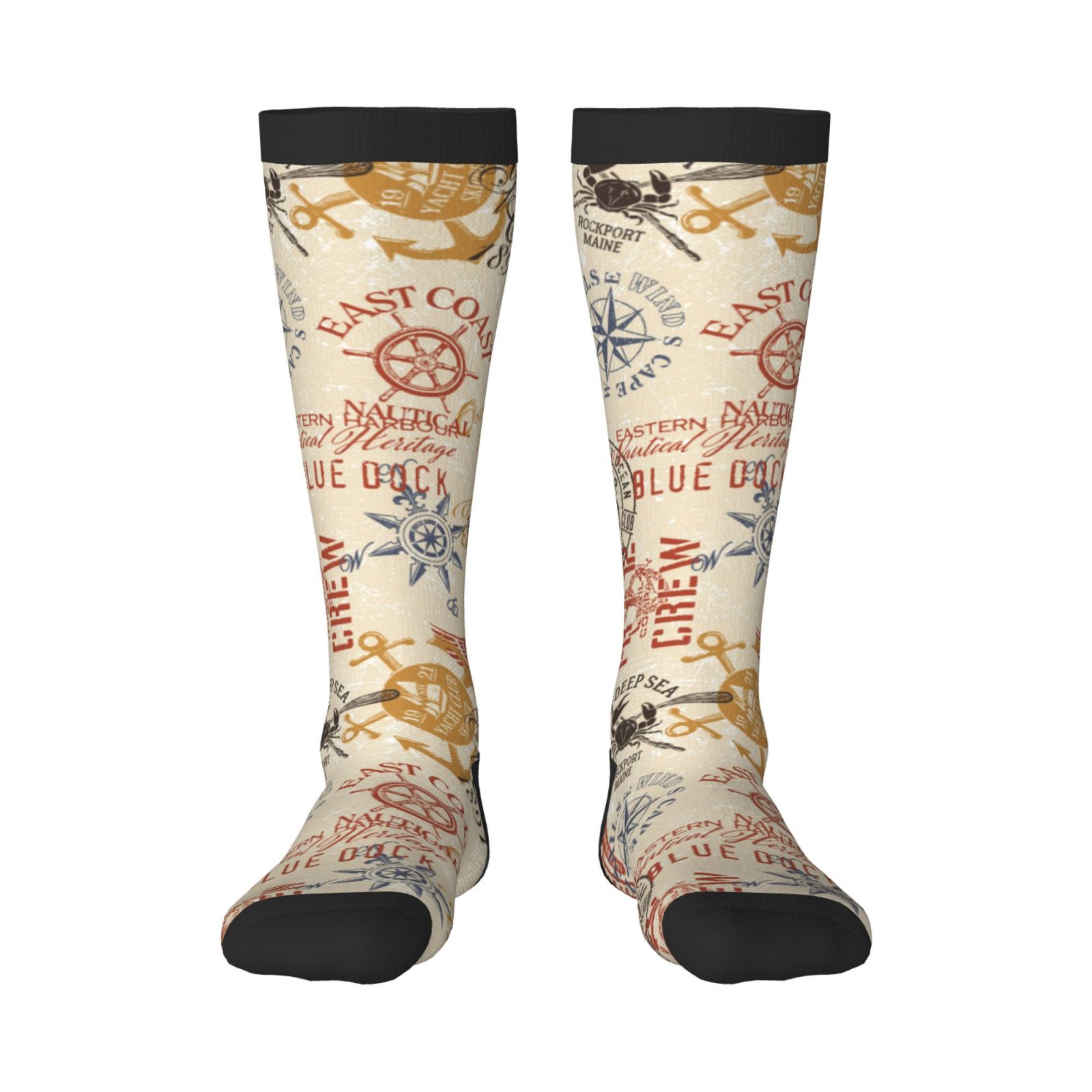 Sigee Vintage Nautical for Socks for Men Women Gifts for Him Boyfriend ...