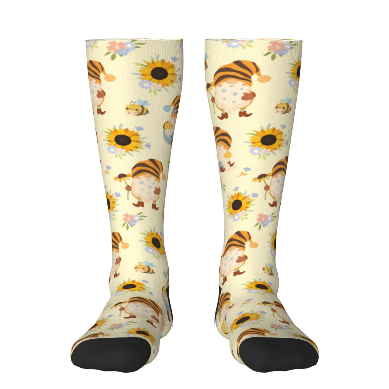 Sigee Watercolor Bee Honey Honeycomb Bee for Socks for Men Women Gifts ...