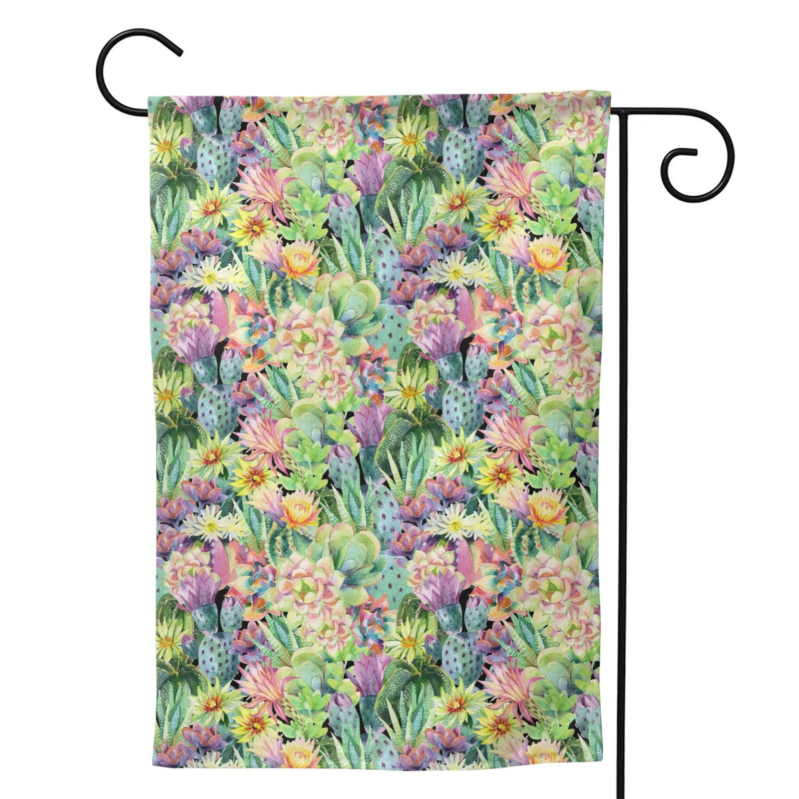 Sigee Watercolor Blooming Cactus for Live Happy Decorative Small Garden ...