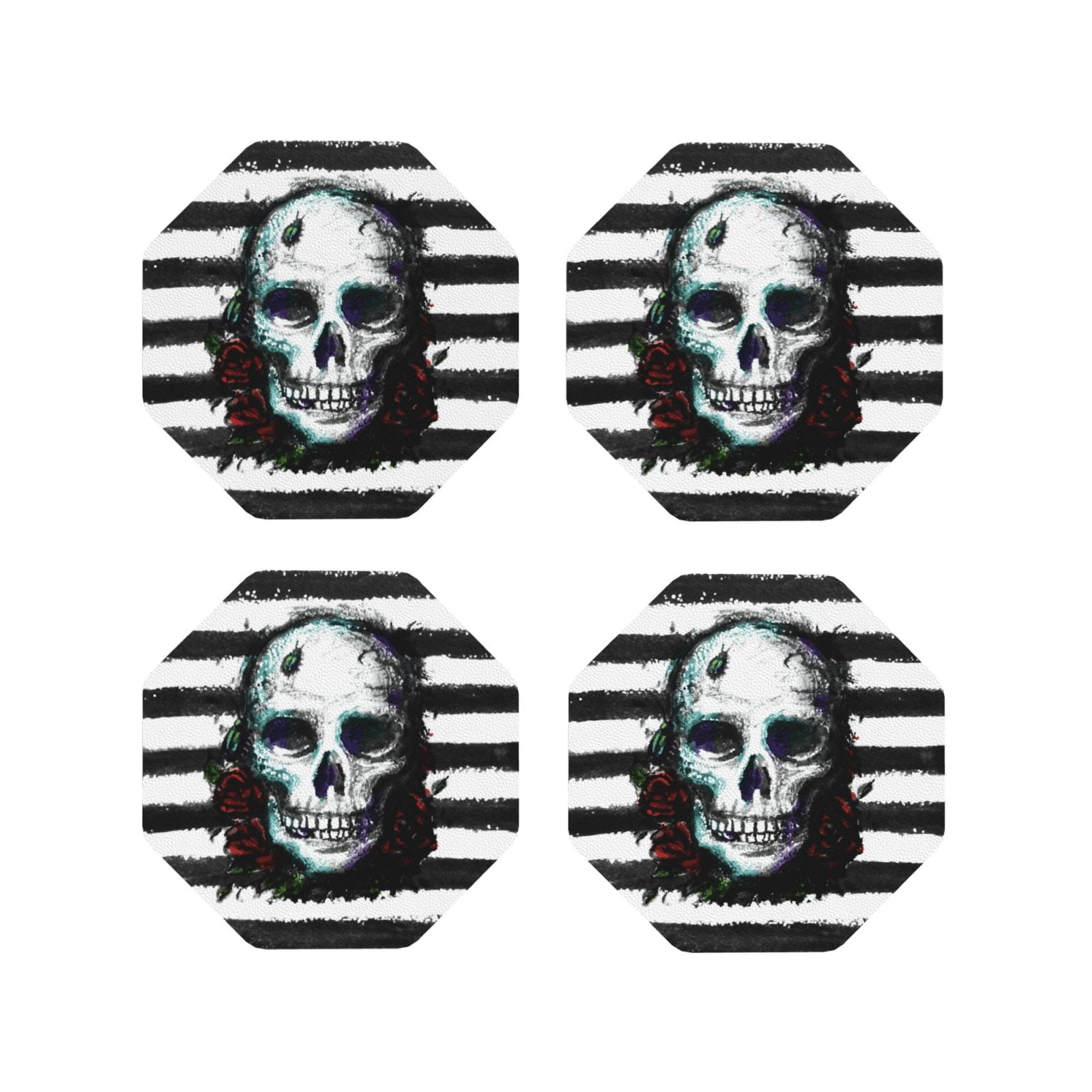 Sigee Watercolor Skull for Water-Resistant, Heat-Resistant, Non-Slip ...