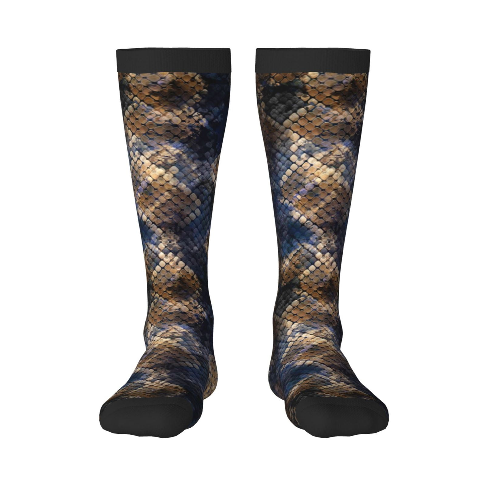 Sigee Watercolor Snake Skin for Socks for Men Women Gifts for Him ...