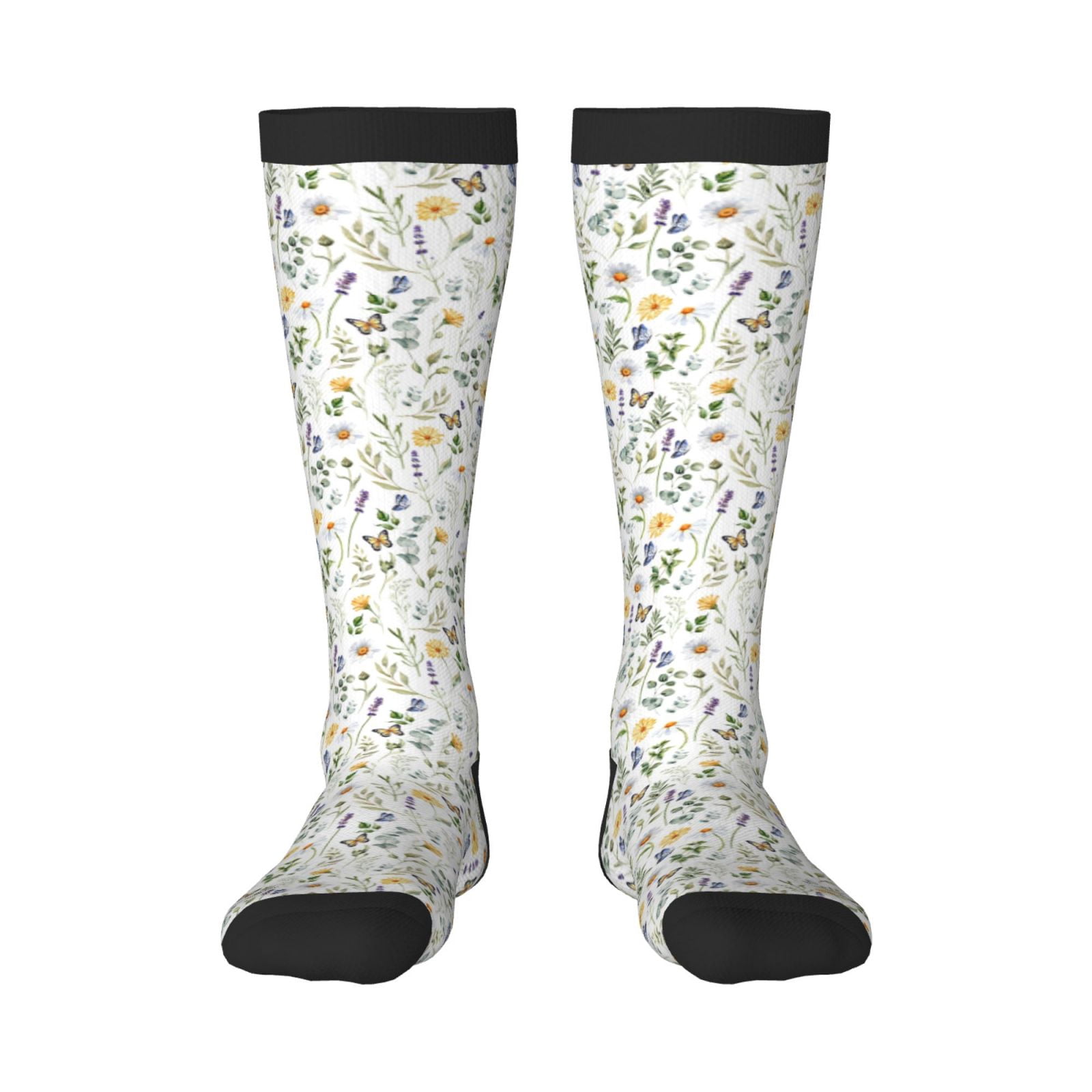 Sigee Watercolor Wildflower 2 for Socks for Men Women Socks Stocking ...