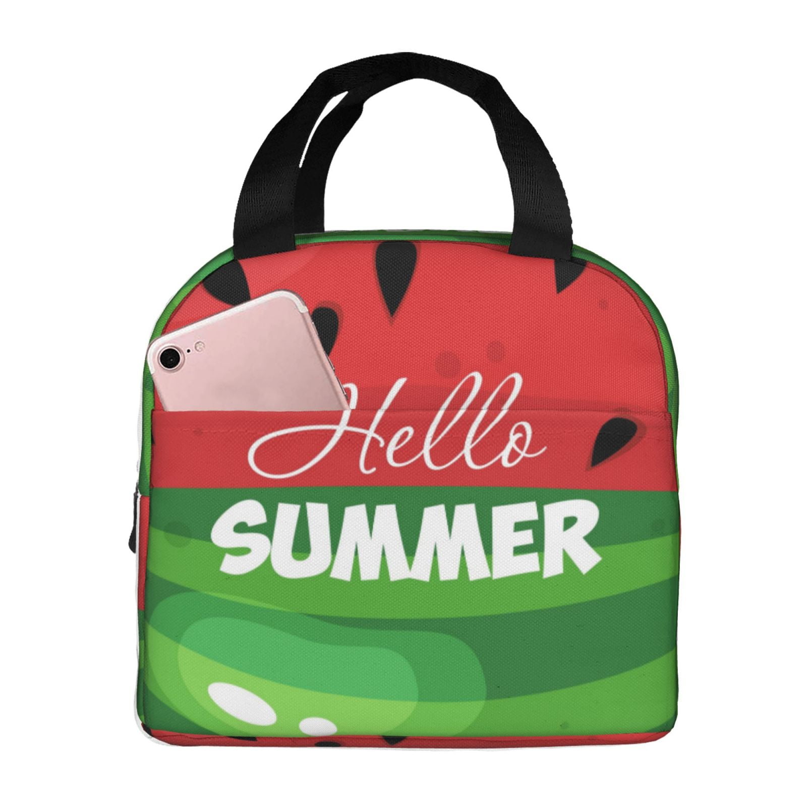 Sigee Watermelon Hello Summer for Lunch Bag for Women Men, Reusable ...