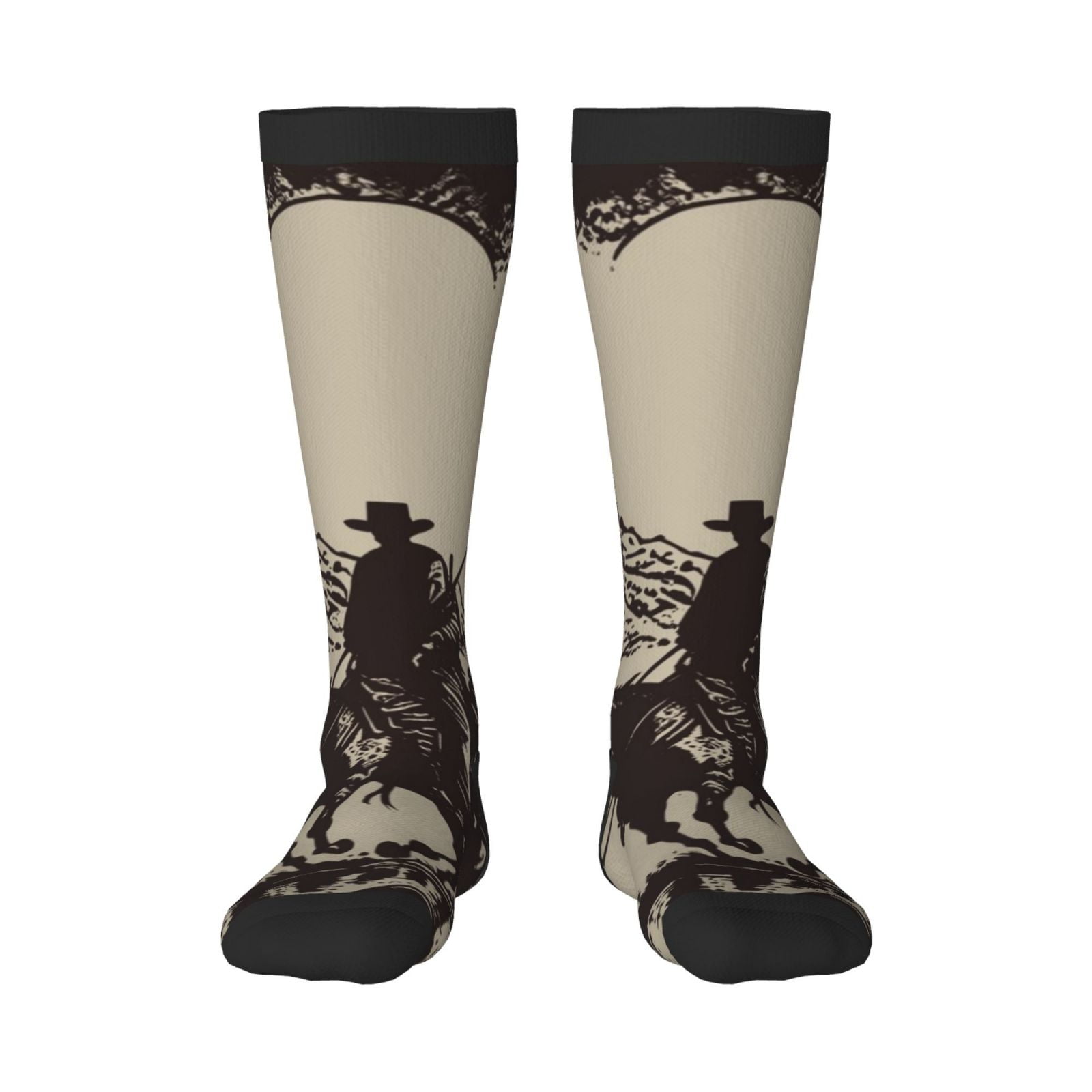 Sigee Western Desert Cowboy for Socks for Men Women Socks Stocking ...