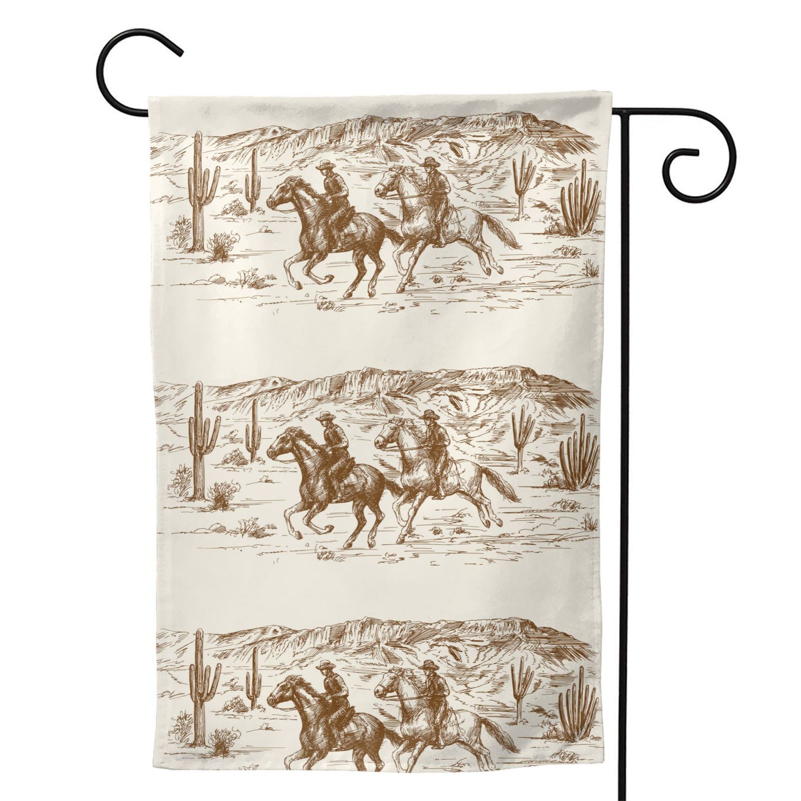 Sigee Western Desert Cowboys1 for Live Happy Decorative Small Garden ...