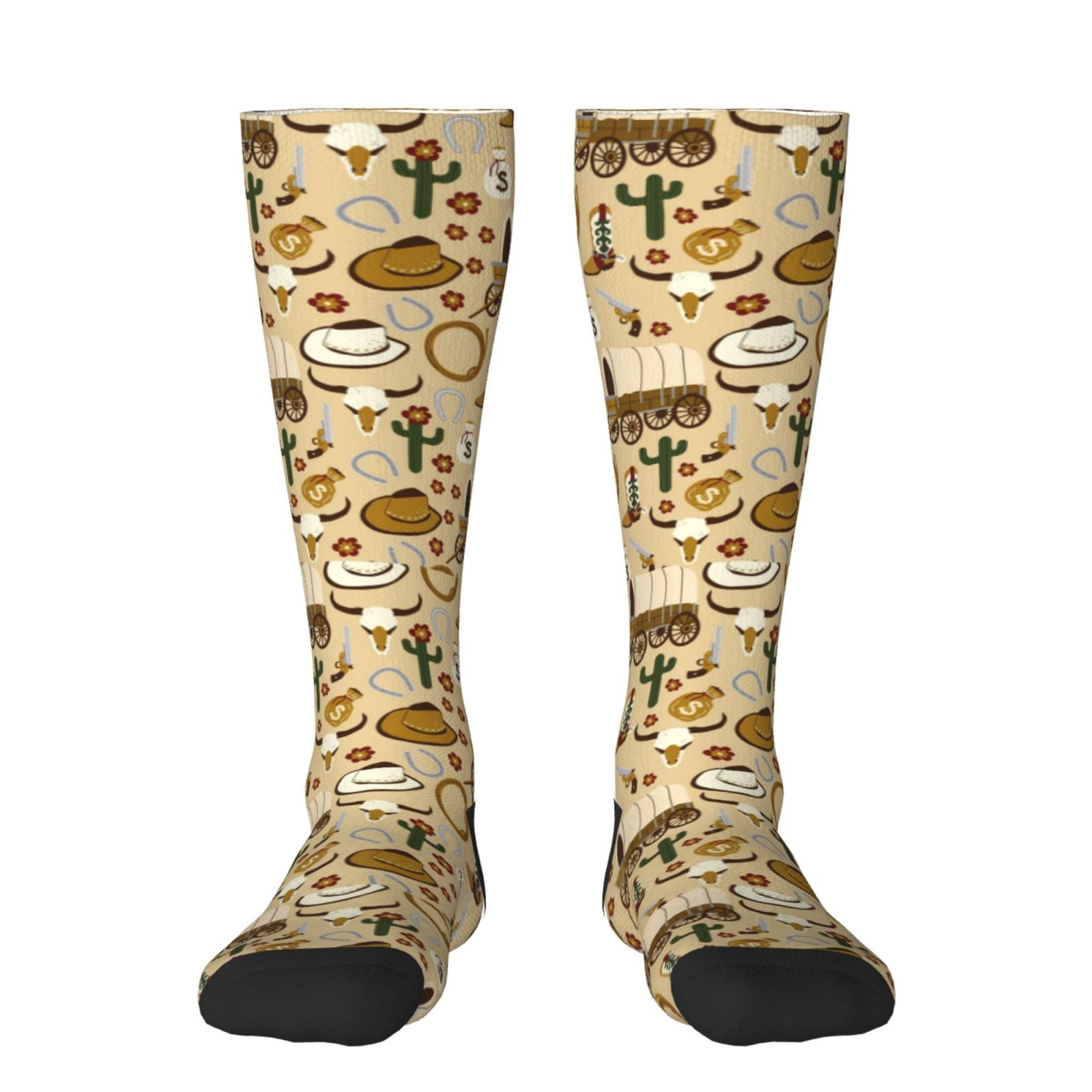 Sigee Wild West Cowboy for Socks for Men Women Gifts for Him Boyfriend ...