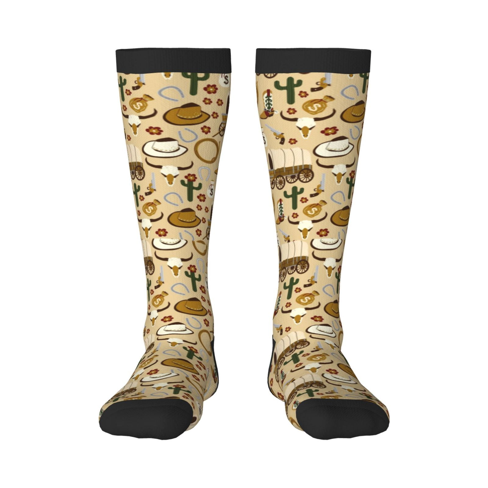Sigee Wild West Cowboy for Socks for Men Women Gifts for Him Boyfriend ...
