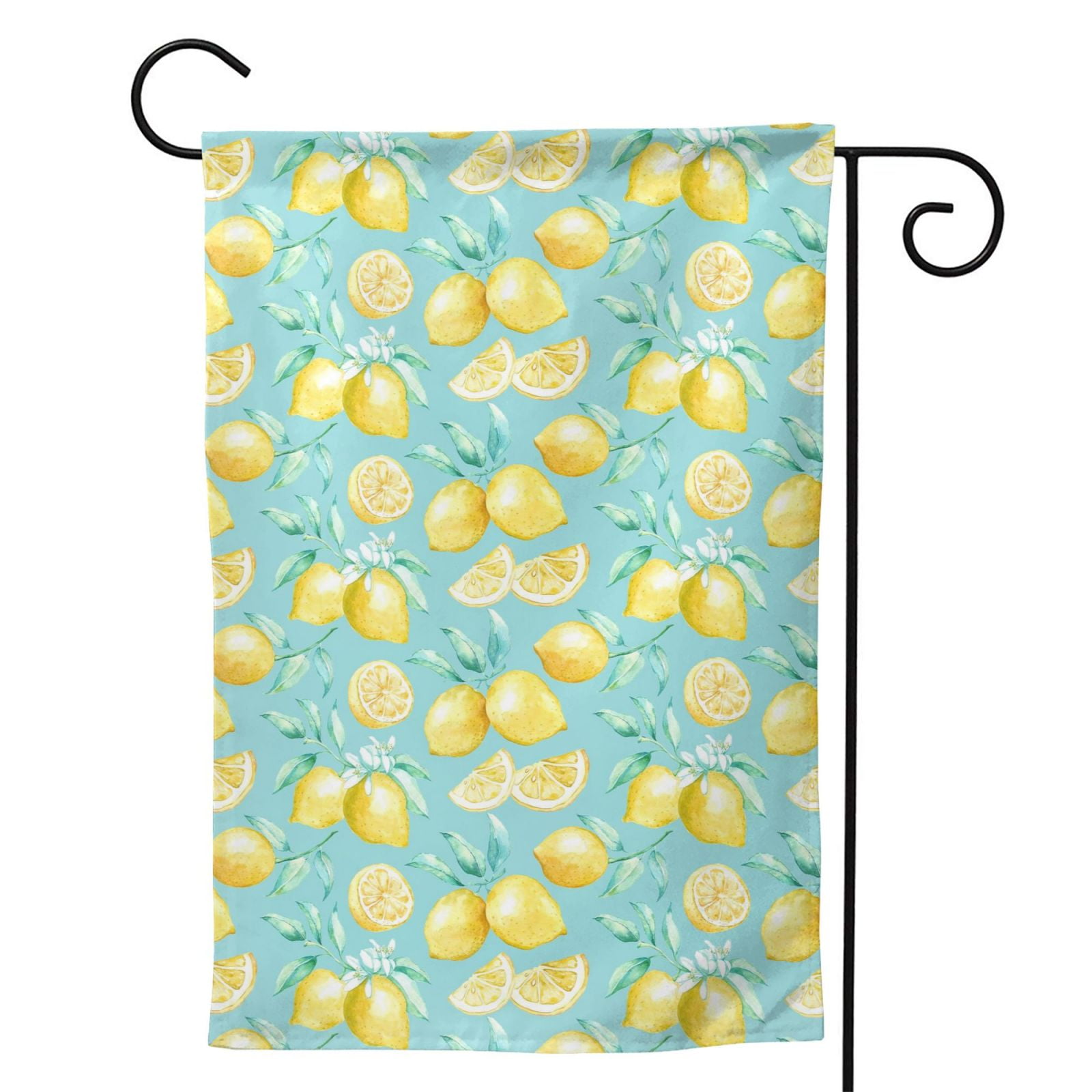 Sigee Yellow Lemon for Live Happy Decorative Small Garden Flag,Double ...