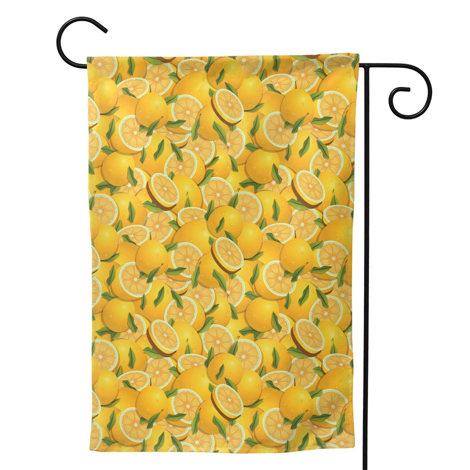 Sigee Yellow Limes for Live Happy Decorative Small Garden Flag,Double ...