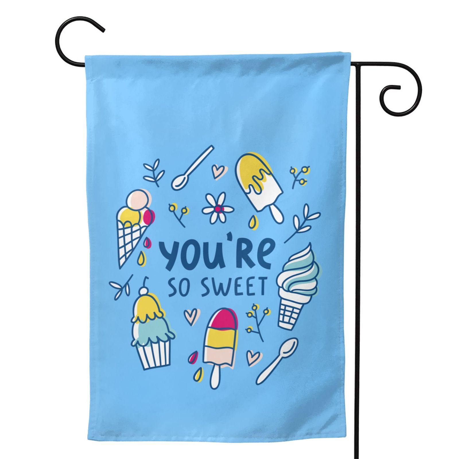 Sigee You are so Sweet for Live Happy Decorative Small Garden Flag ...