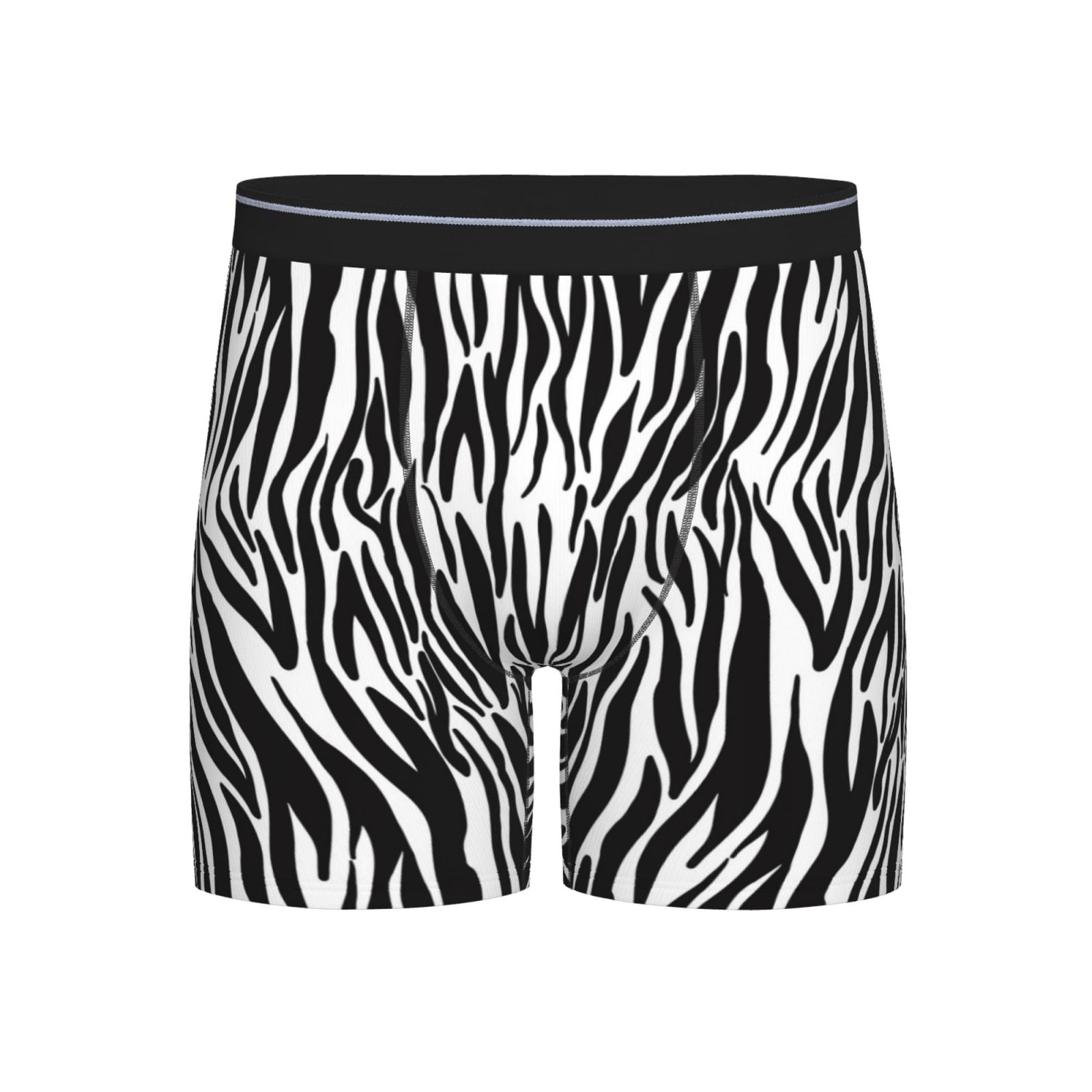 Sigee Zebra for Men's Boxer Briefs,Moisture Wicking and Breathable ...