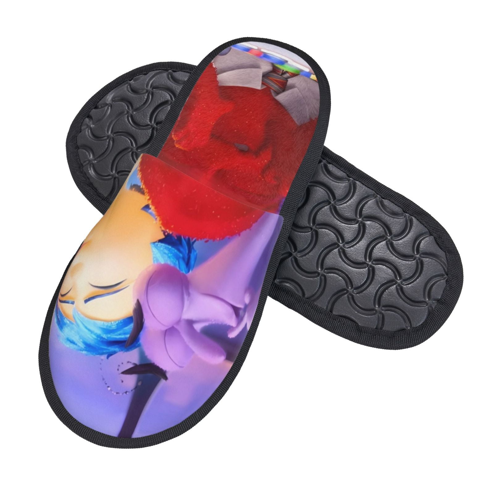 Sigee inside out 2 (1) for Cozy Furry Slippers Super Soft Indoor and ...