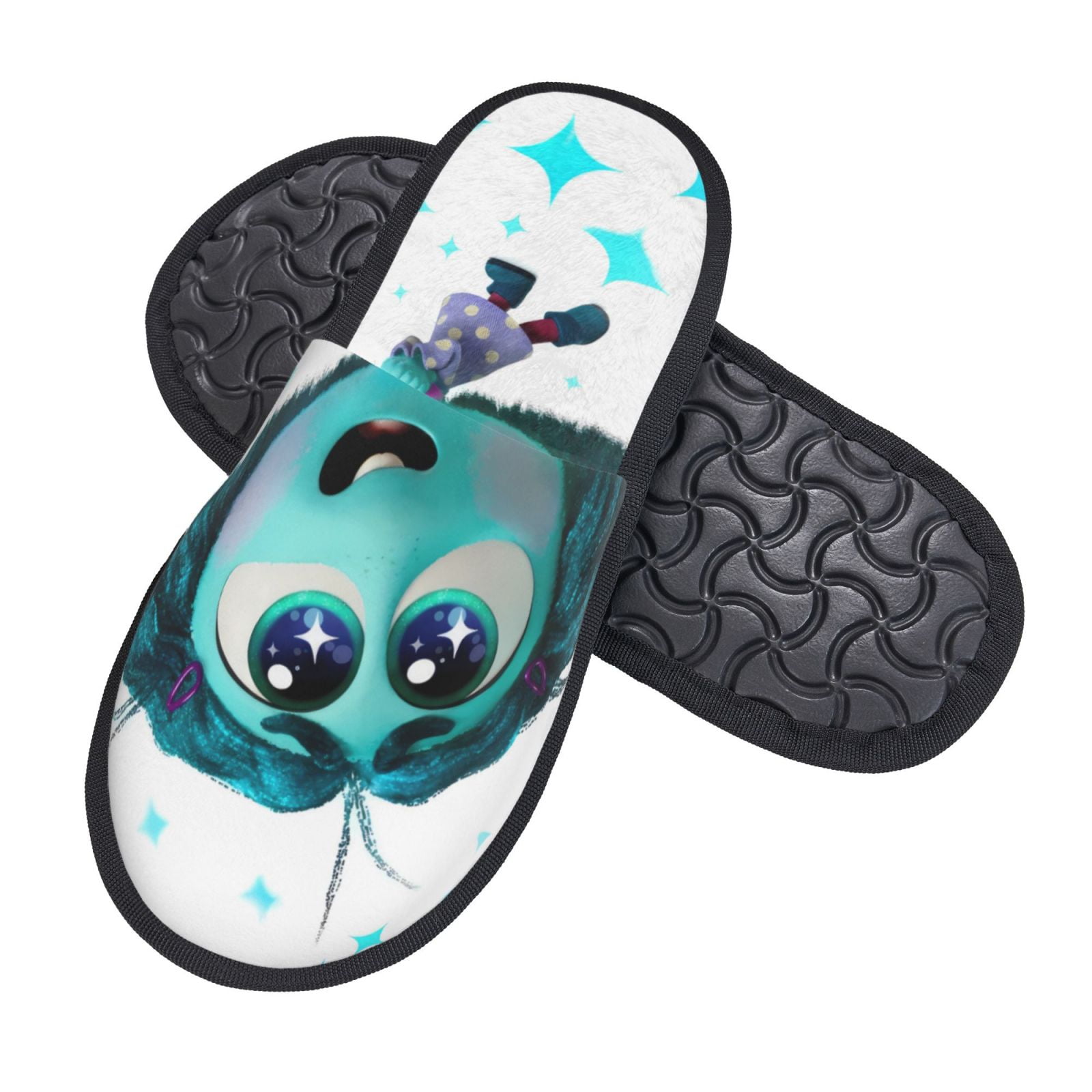 Sigee inside out 2 (18) for Cozy Furry Slippers Super Soft Indoor and ...
