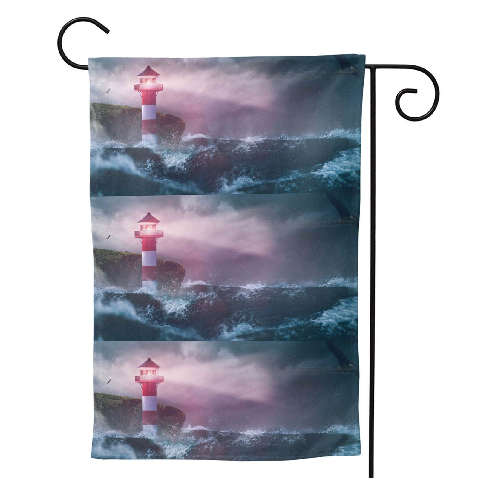 Sigee lighthouse Waves Torrential Rain for Live Happy Decorative Small ...