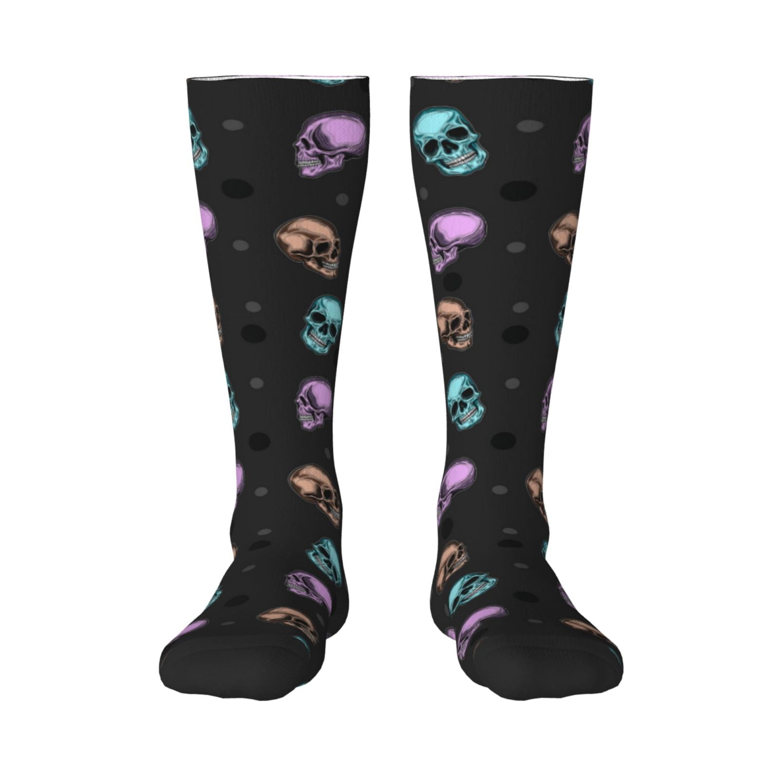 Sigee purple cyan brown Skull for Socks for Men Women Gifts for Him ...