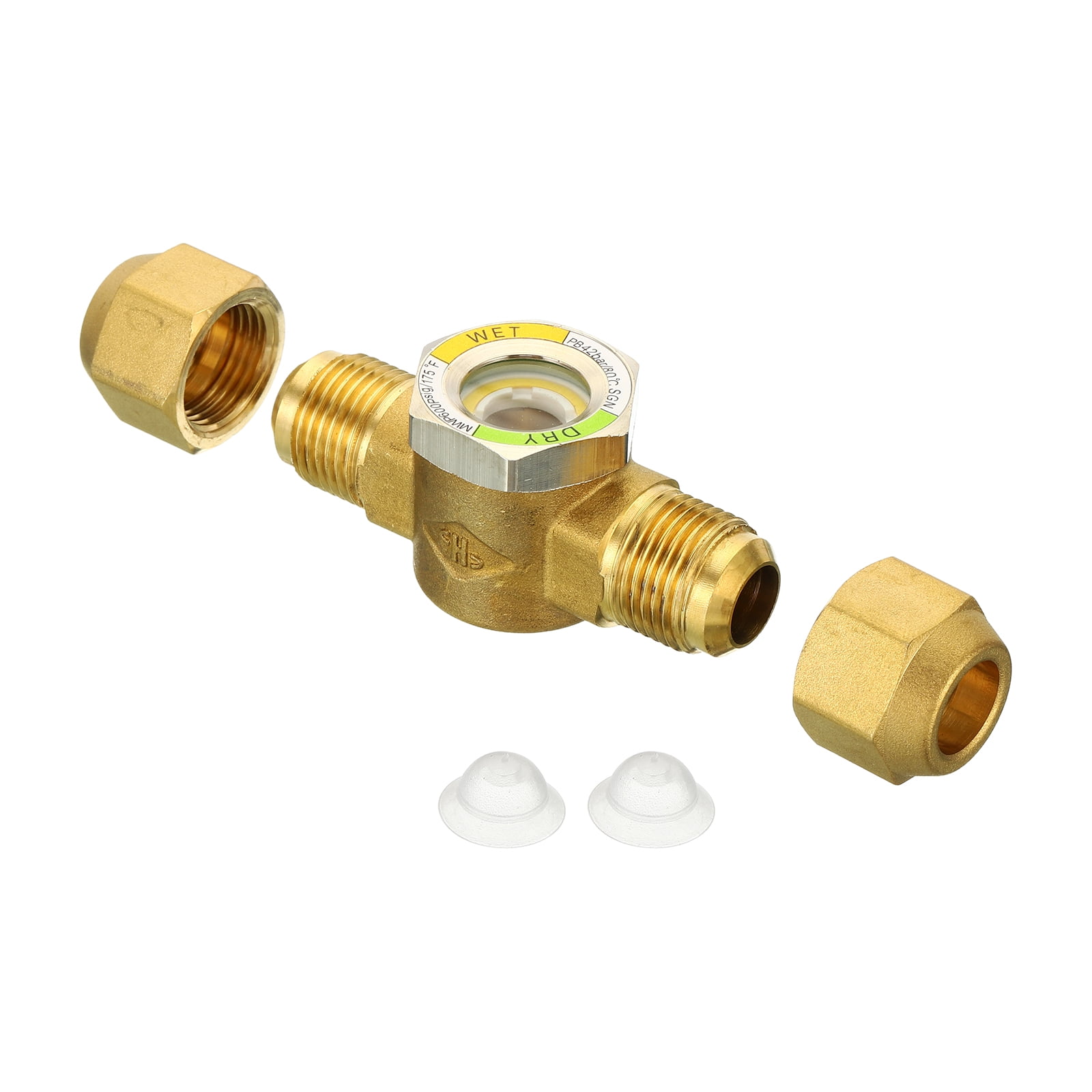 Sight Glass 1/2 x 1/2 SAE Universal Liquid Moisture Indicator for Air ...