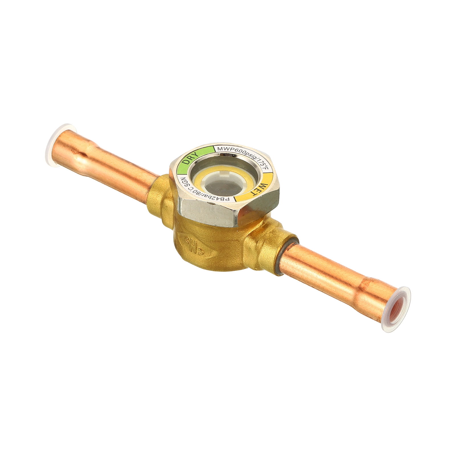 Sight Glass 3/8 x 3/8 Sweat Universal Liquid Moisture Indicator ...