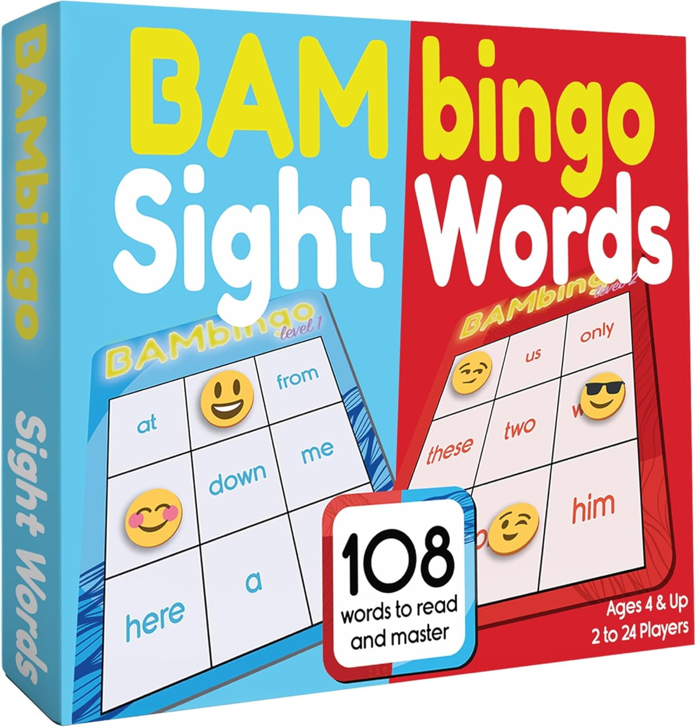 Sight Word Bingo Game Level 1 and 2 - Educational Games for Kids ...