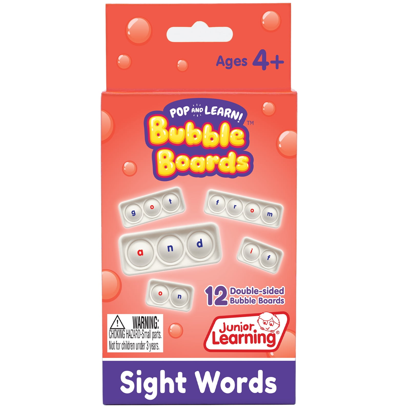 Sight Word Bubble Boards: Junior Learning Pop and Learn Game, Enjoy ...
