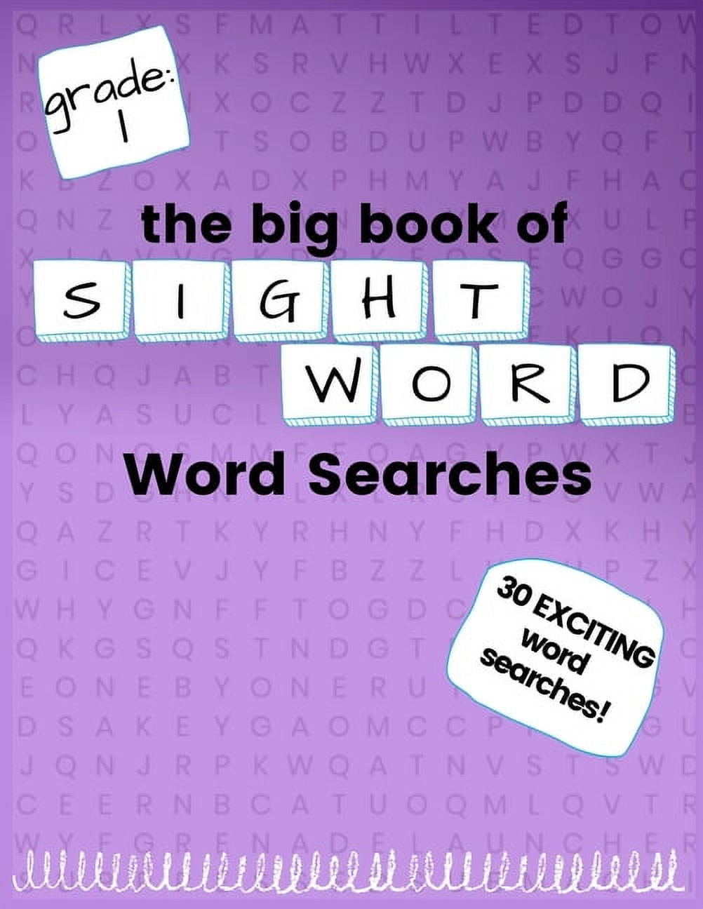 Sight Word Searches: The Big Book of FIRST GRADE "Sight Word" Word ...