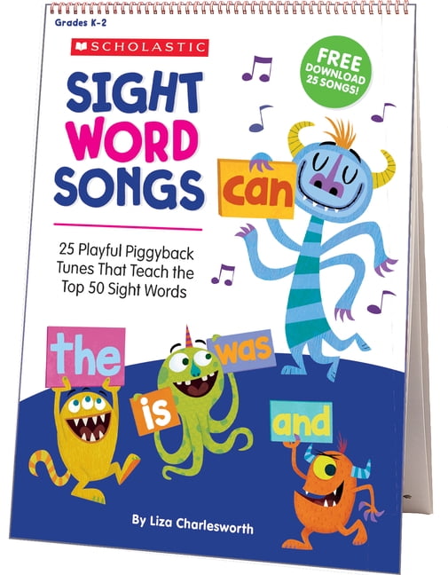 Sight Word Songs Flip Chart: 25 Playful Piggyback Tunes That Teach the ...