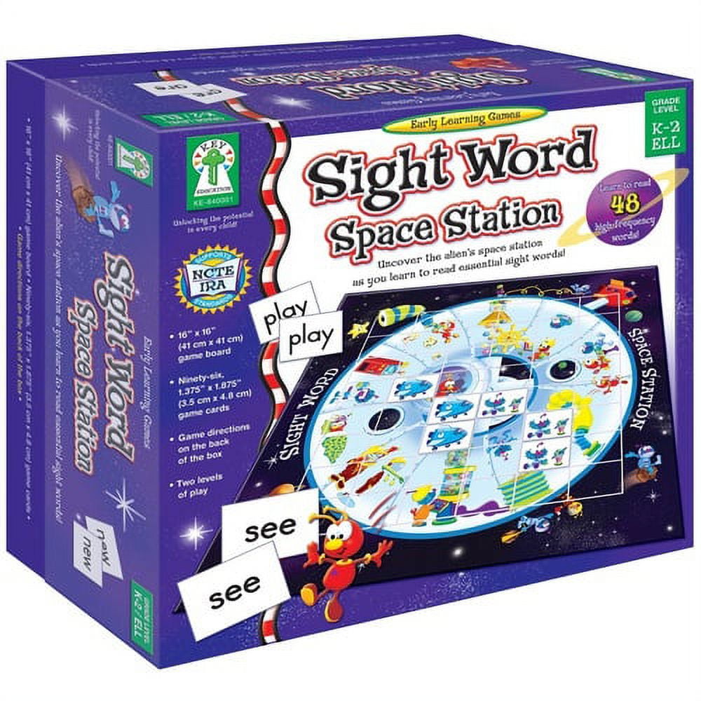 Sight Word Space Station Board Game Grade K-2 - Walmart.com