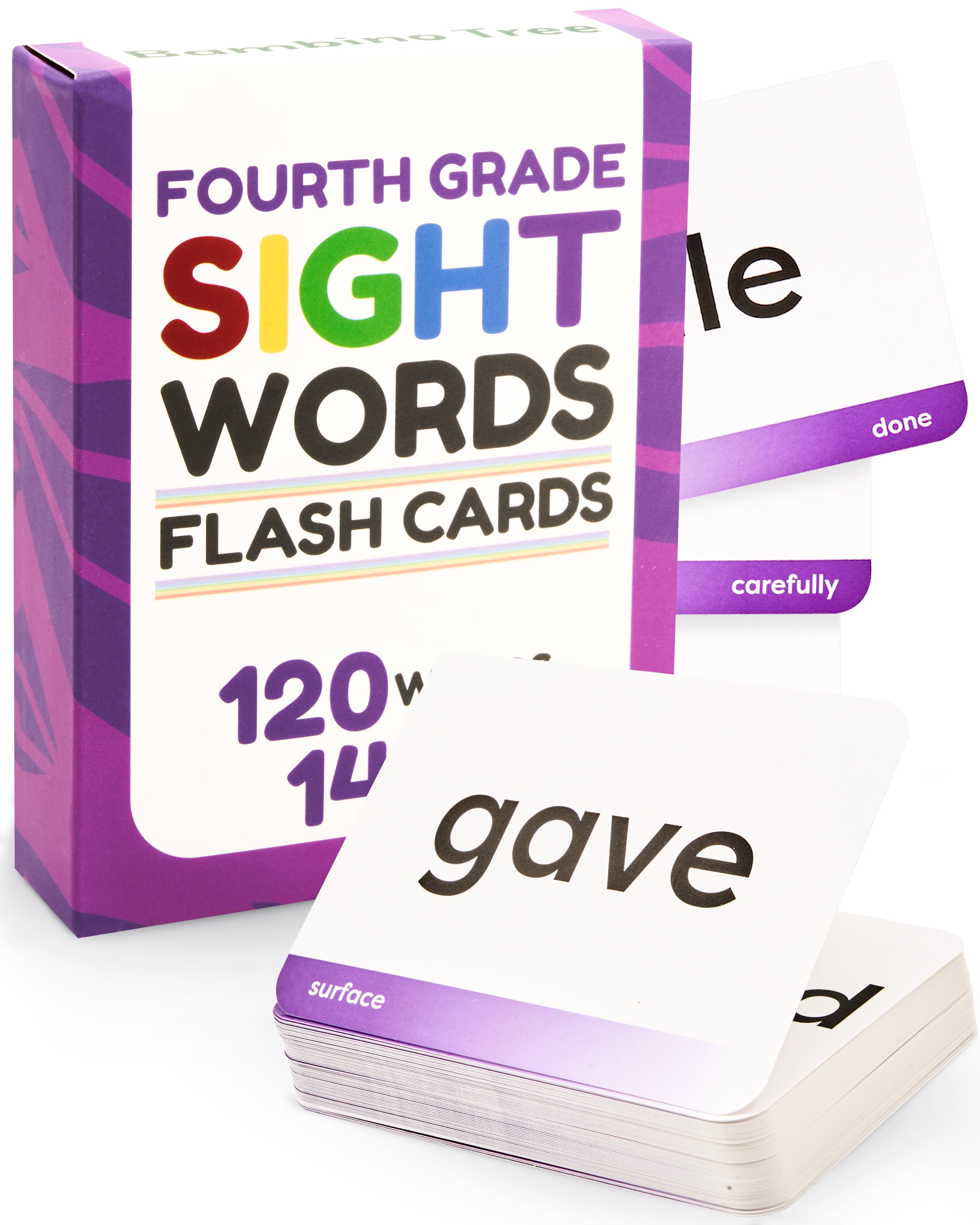 Sight Words Flash Cards - 4th Grade - Walmart.com