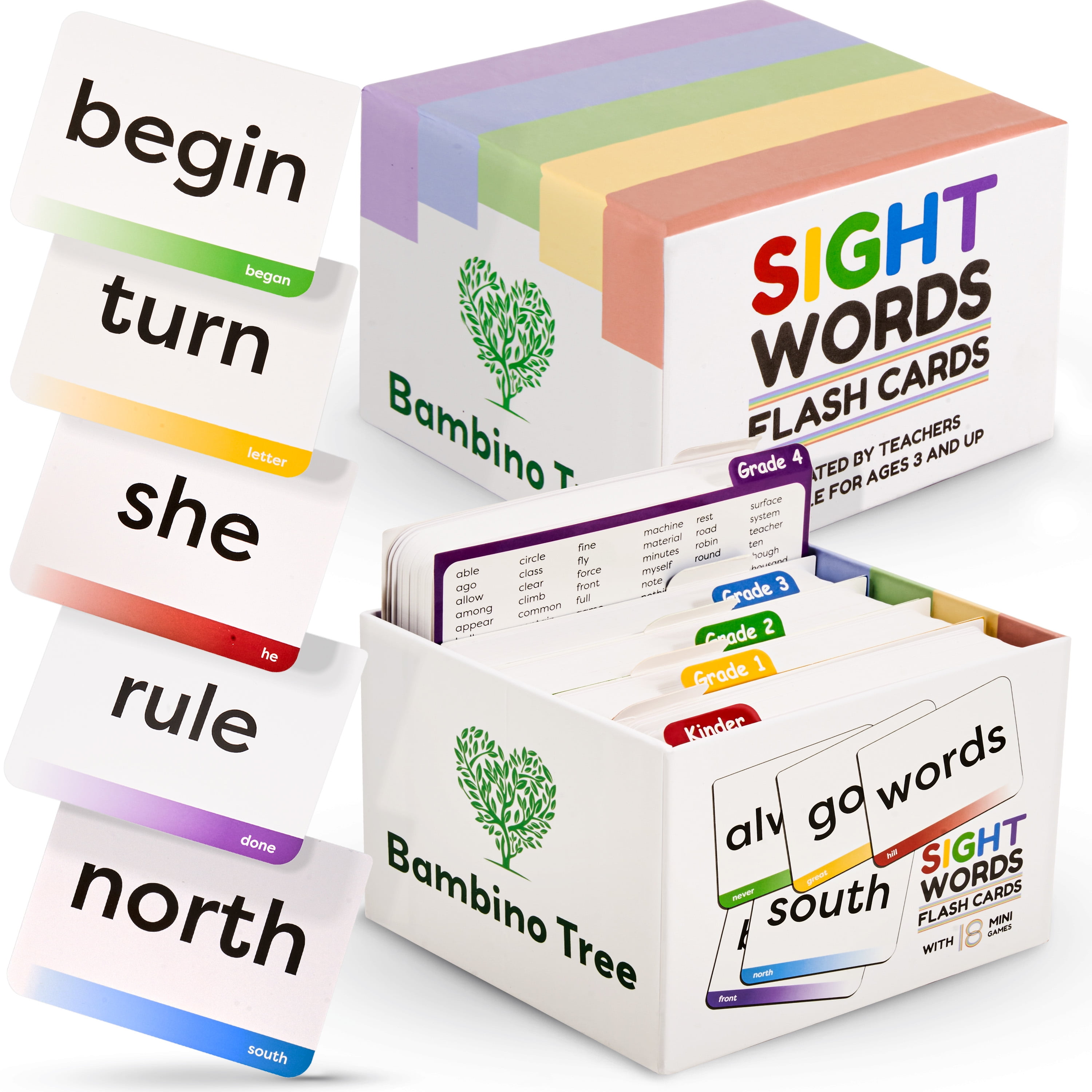 Sight Words Flash Cards - 600 Word Set - Walmart.com