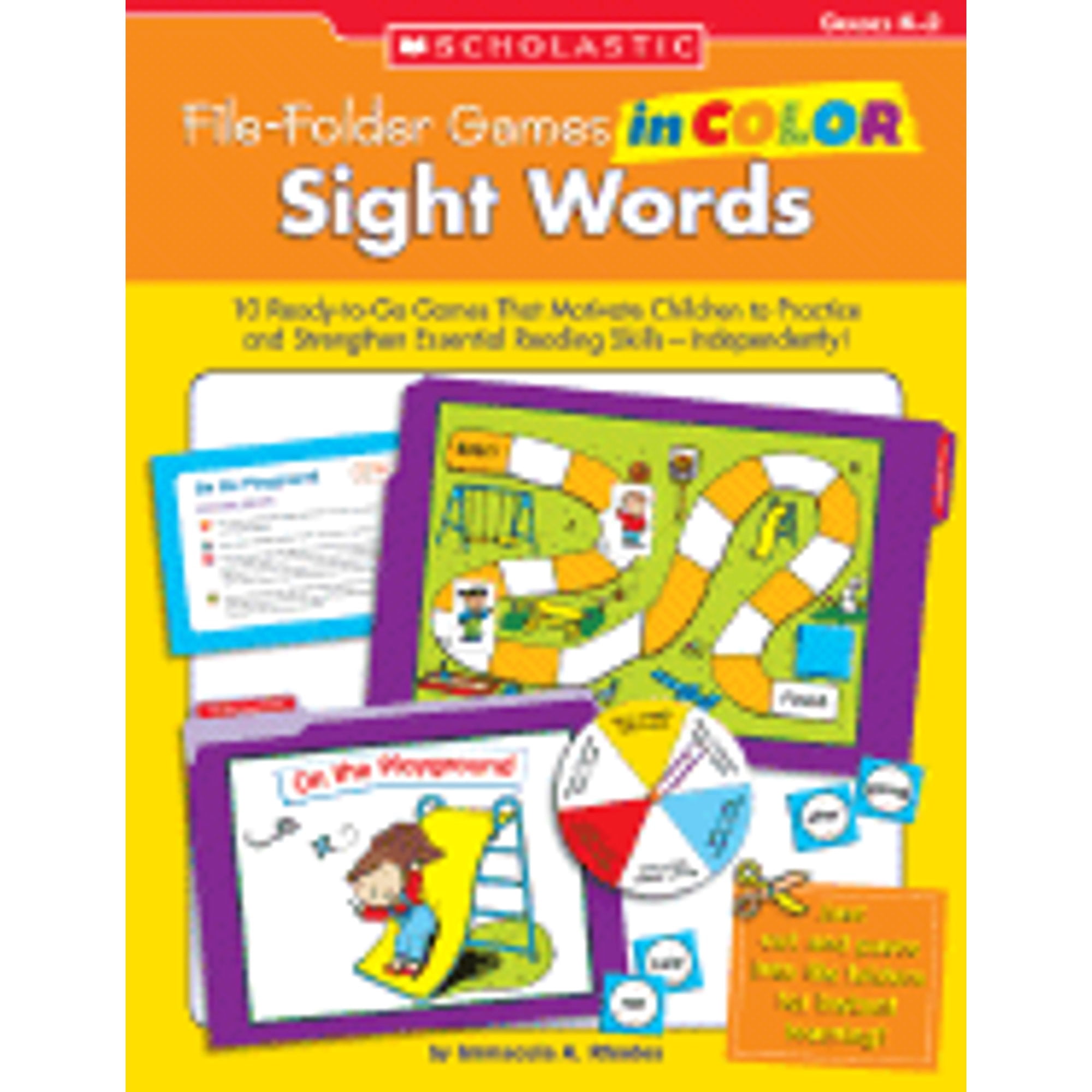 Pre-Owned File-Folder Games in Color: Sight Words: 10 Ready-To-Go Games ...