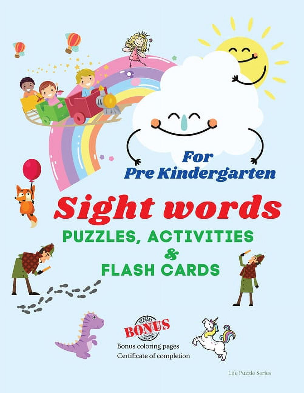 Sight Words Puzzles ,Activities & Flashcards: For Pre-Kindergarten ...