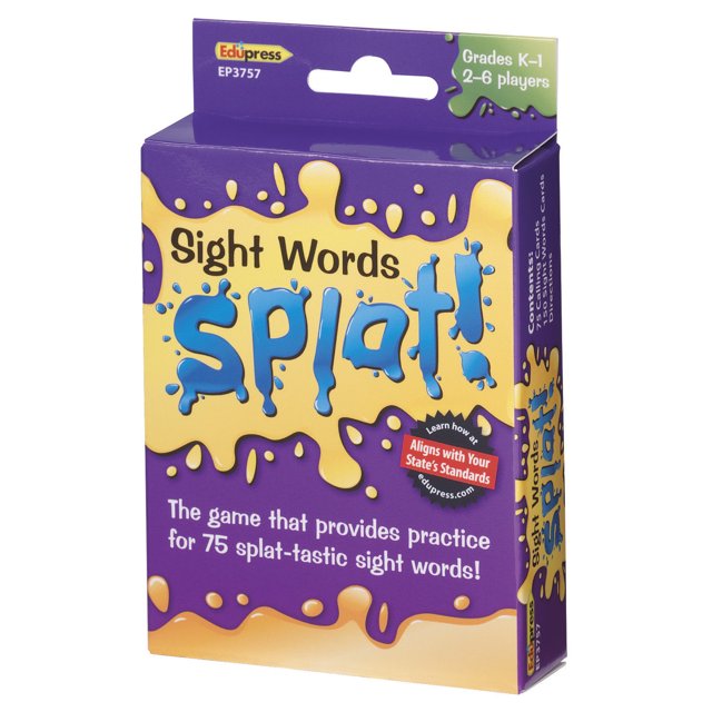 Teacher Created Resources Sight Word Splat! Game, Grades K to 1 ...