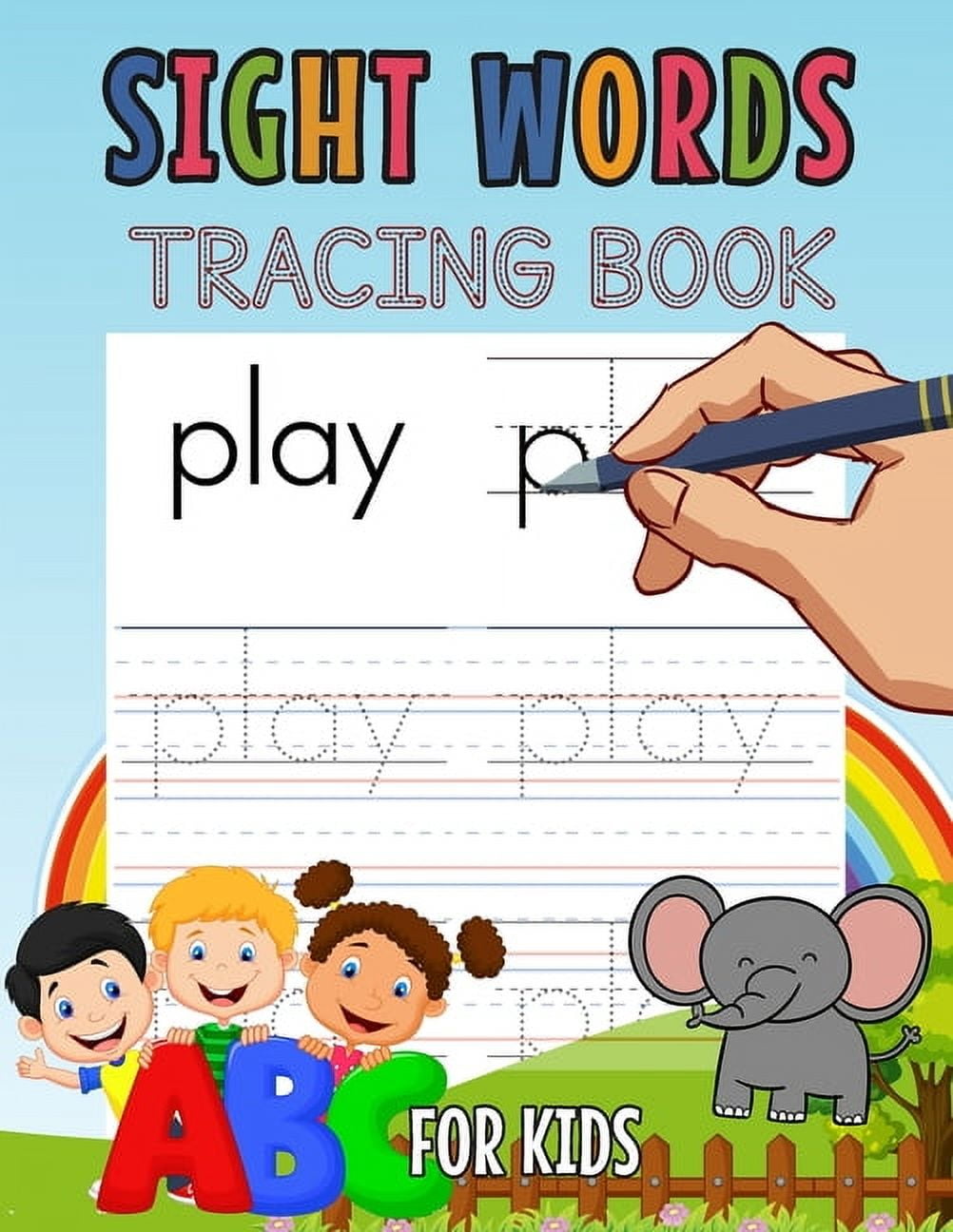 Sight Words Tracing Book for Kids: Learn Sight Words for Kids, Workbook ...