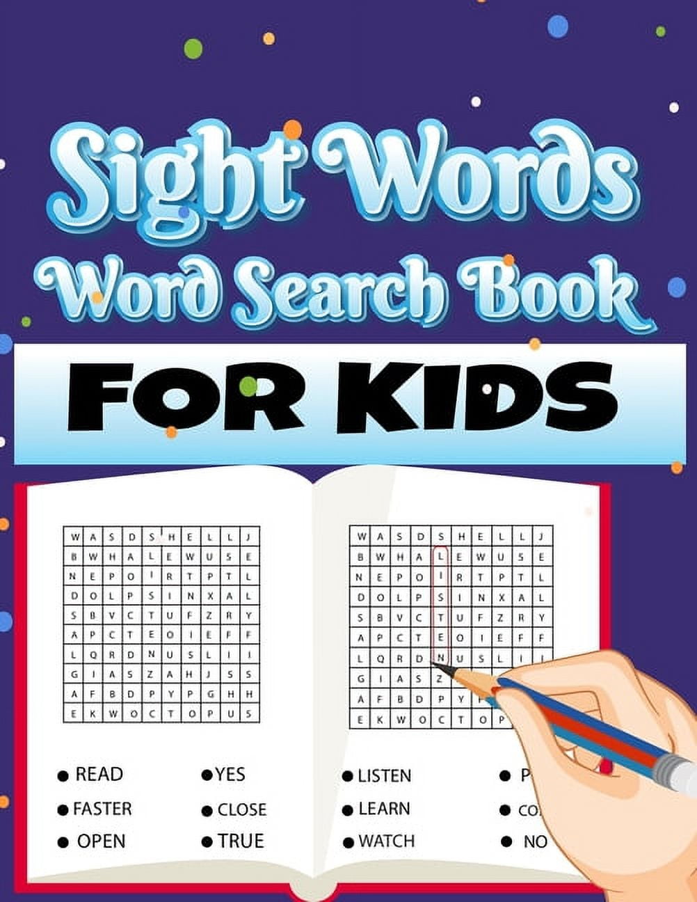 Sight Words Word Search Book for Kids: Large Print Puzzles with High ...