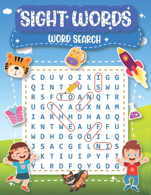 Sight Words Word Search: for Kids High Frequency - 100 Word Search ...