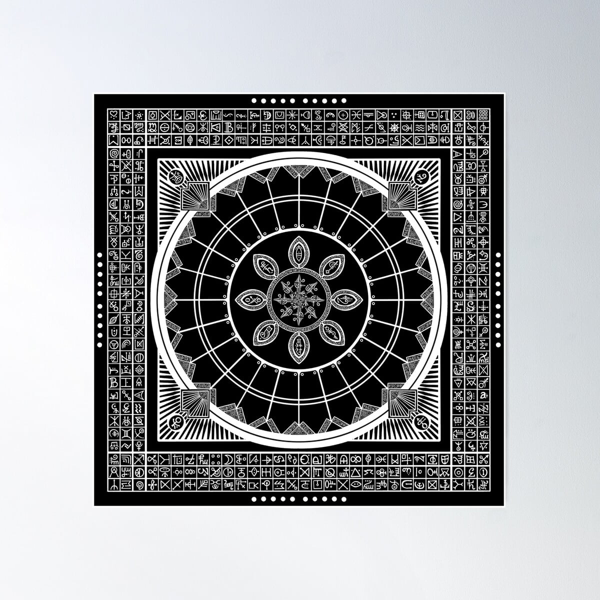 Sigils Poster Wall Art, Modern Wall Decor For Living Room Bedroom ...