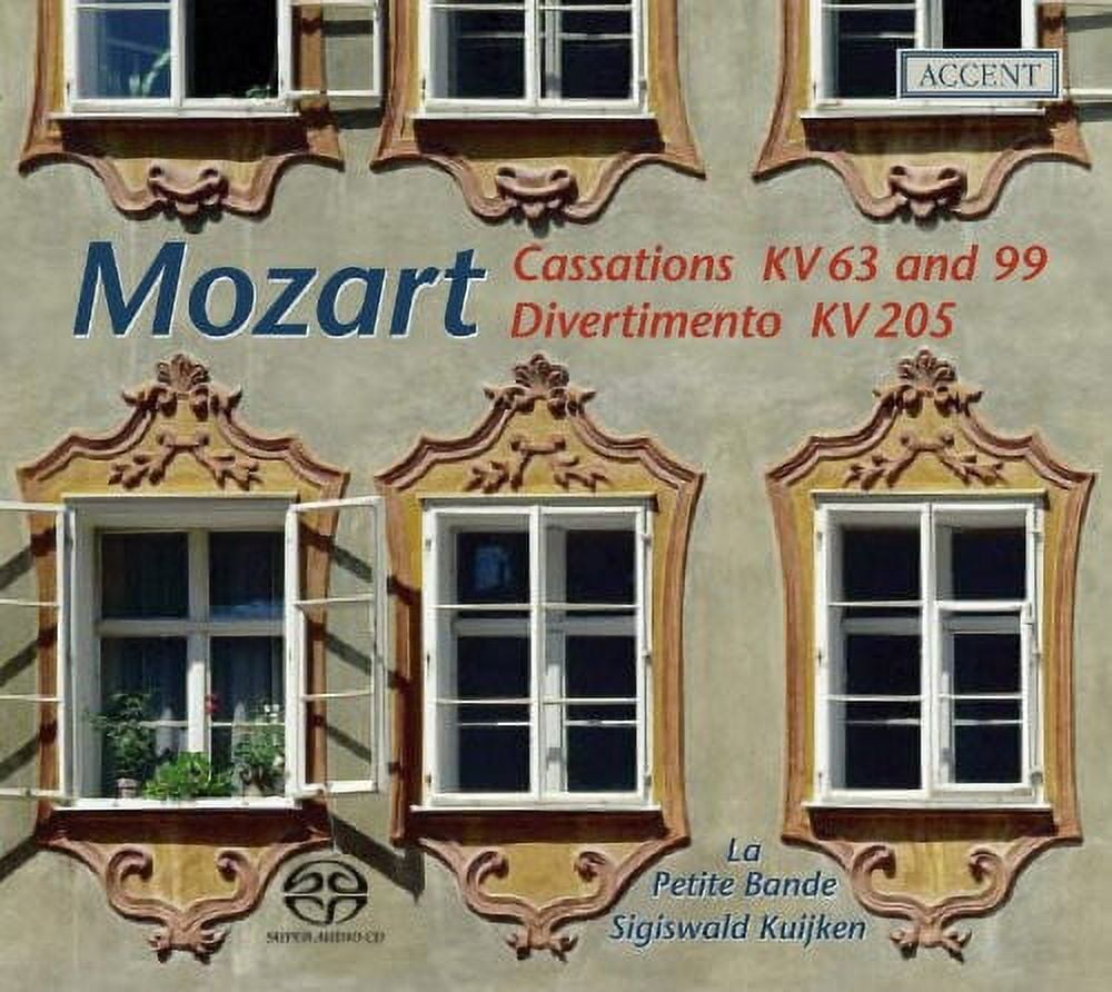 Sigiswald Kuijken - Cassations KV63 & 99 / Divertimento KV205 - Music ...
