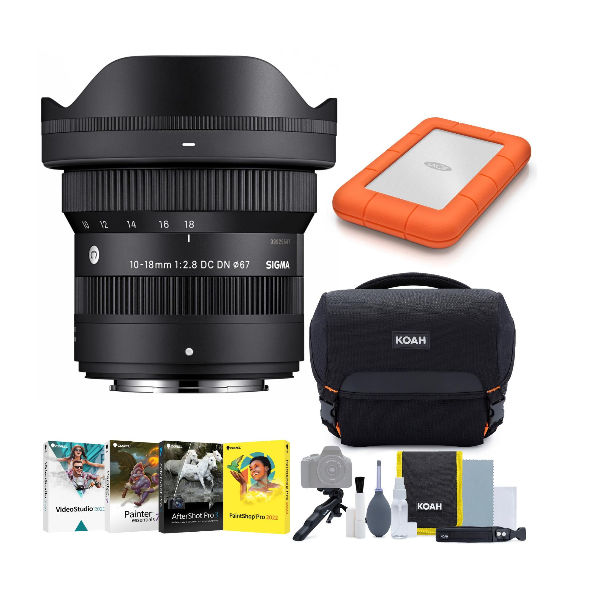 Sigma 10 to 18mm F2.8 DC DN Contemporary Lens for X Mount Bundle with ...