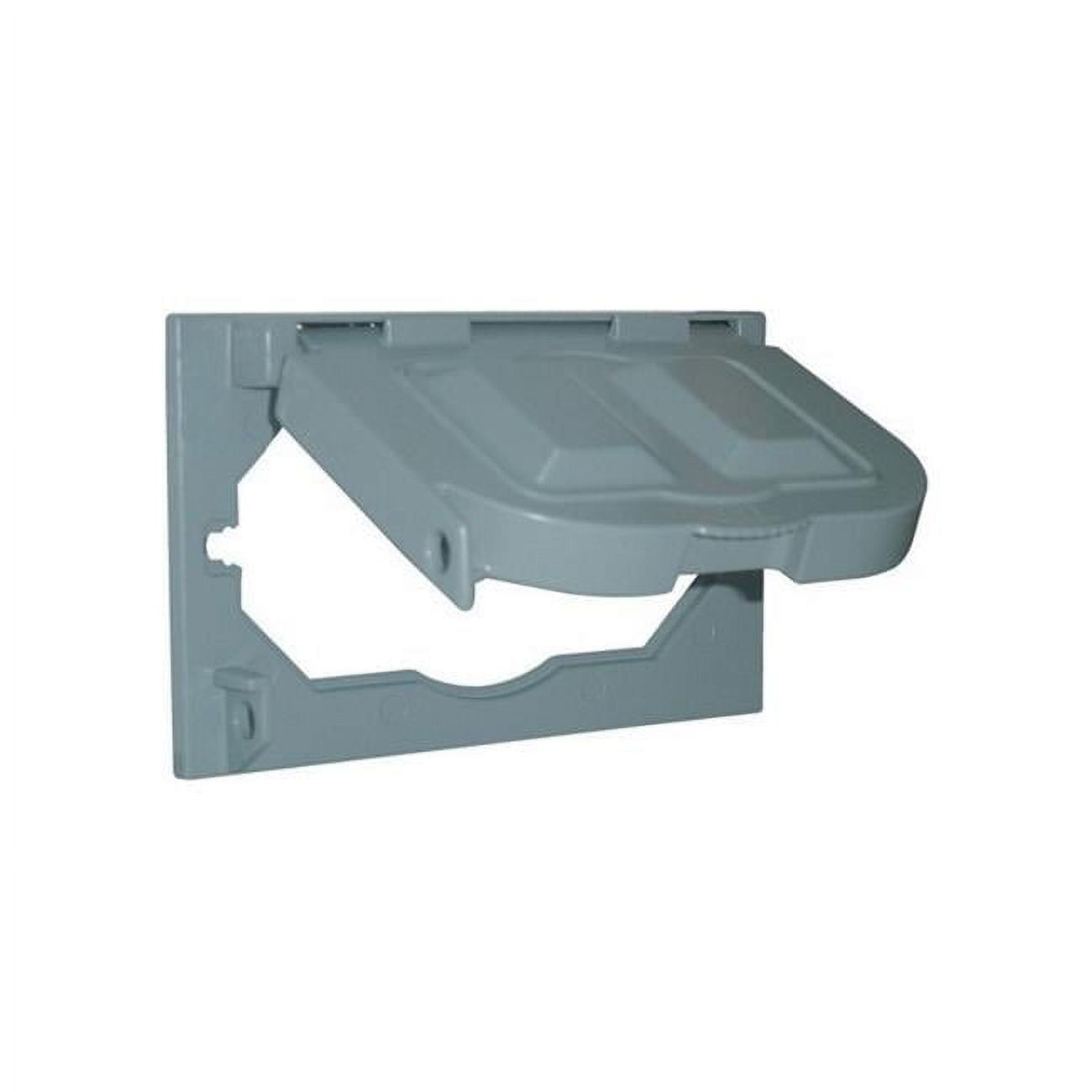 Sigma 14145 1 Gang Gray Horizontal Multiuse Weatherproof Cover - Gray ...