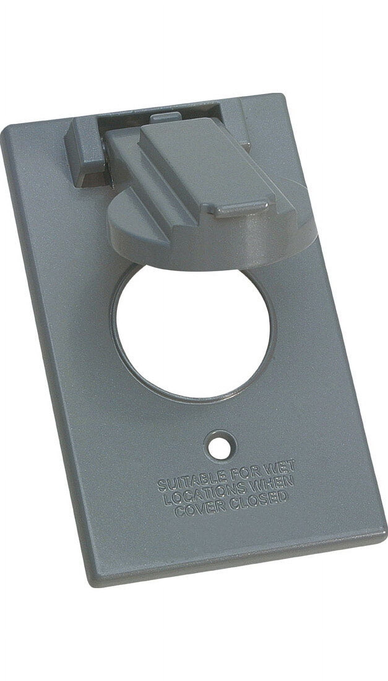 Sigma 14224 1 Gang Weatherproof Vertical Round Switch Cover - Walmart.com