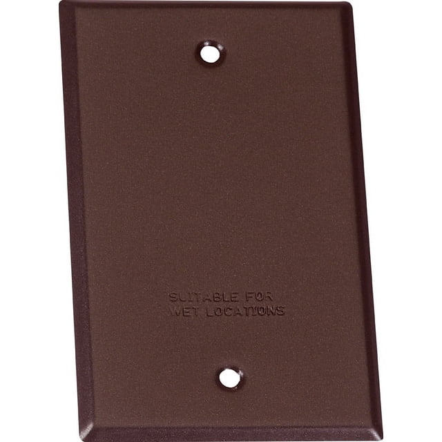Sigma 14240BR Bronze Weatherproof Blank Cover - Walmart Business Supplies