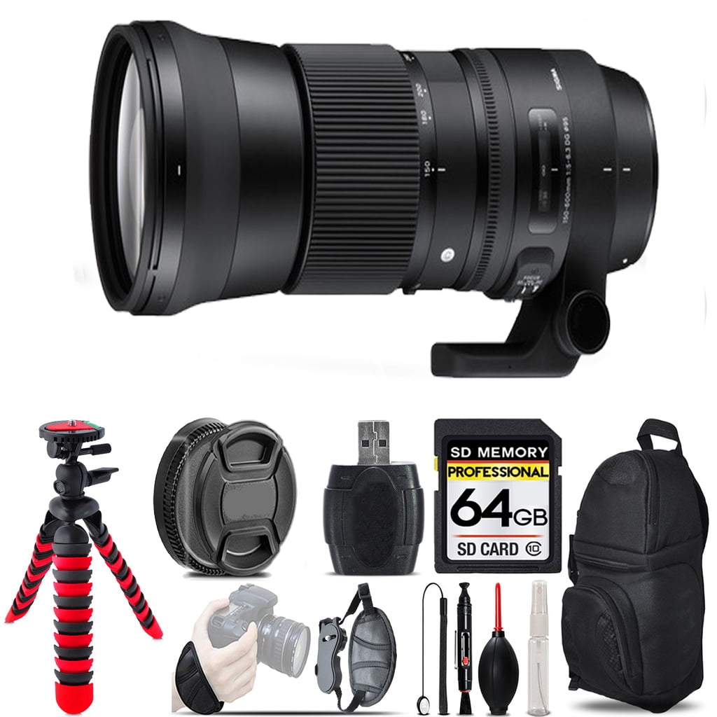 Sigma 150-600mm f/5-6.3 DG OS HSM Contemporary Lens for Nikon F + Macro ...