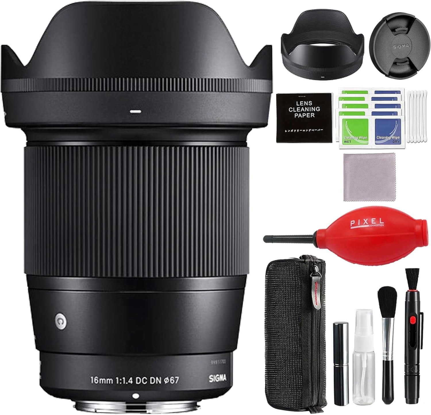 Sigma 16mm f/1.4 DC DN Contemporary Lens for RF Mount with Advanced ...