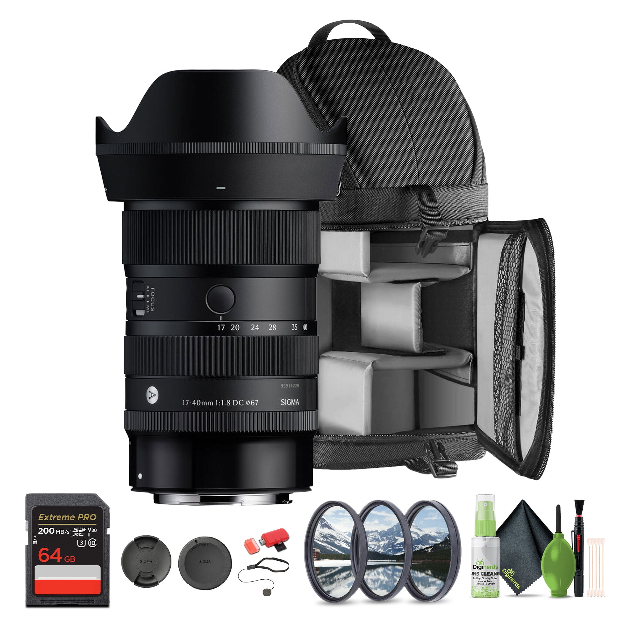 Sigma 17-40mm f/1.8 DC Art Lens Canon RF (214972) Bundle. The Ideal ...