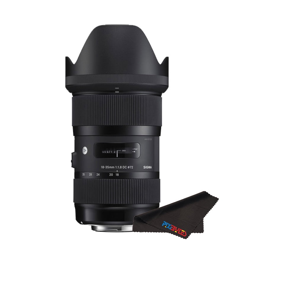 Sigma 18-35mm f/1.8 DC HSM Art Lens for Canon + Pixi Cleaning Cloth ...