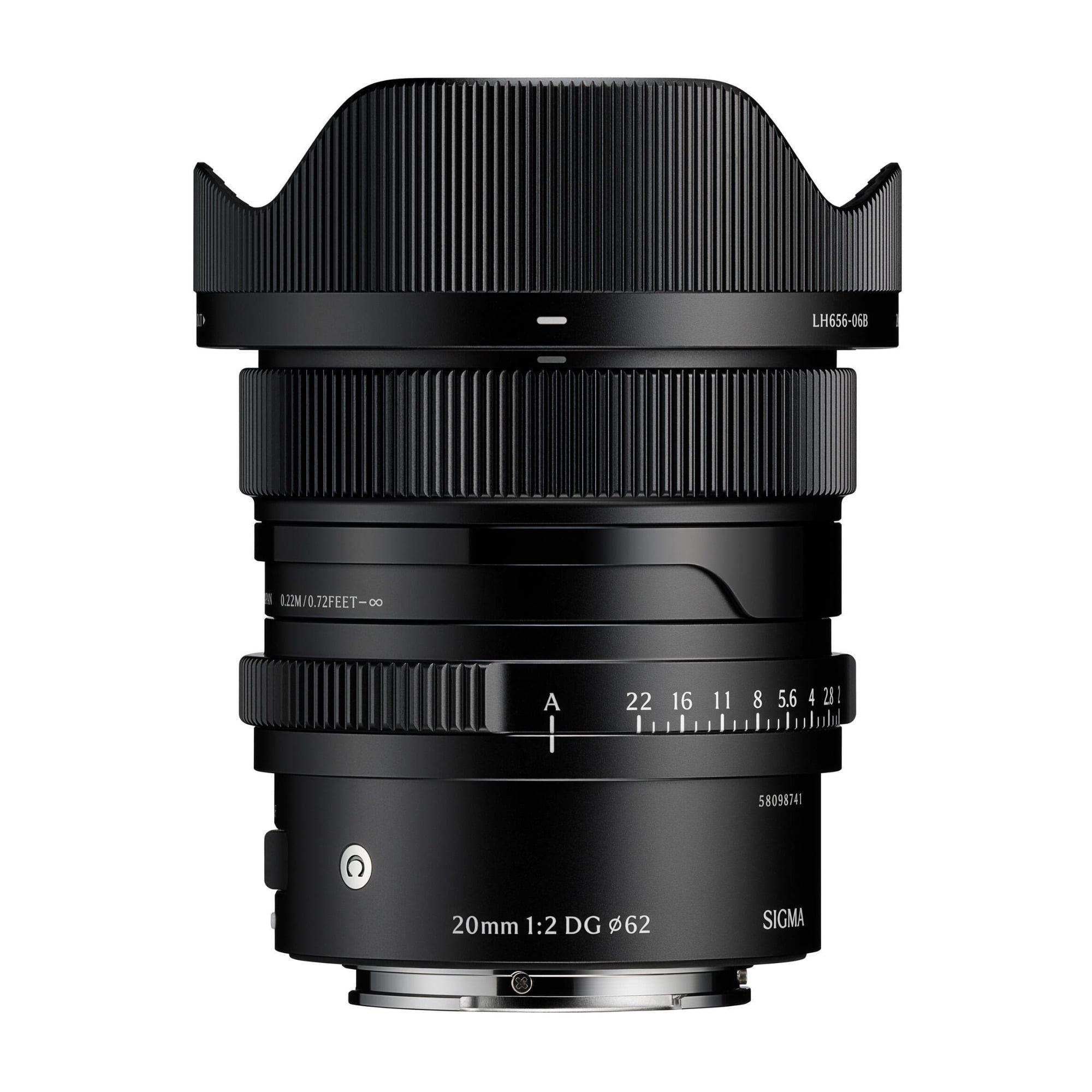Sigma 20mm F2 DG Full-Frame Contemporary Lens with Manual Aperture Ring ...