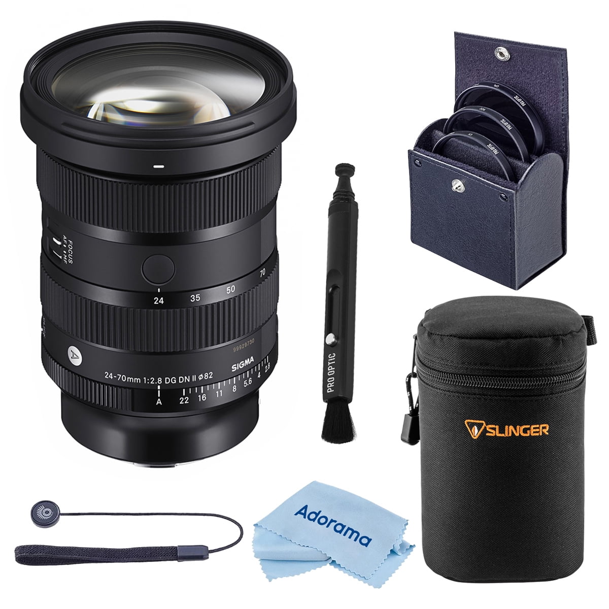 Sigma 24-70mm f/2.8 DG DN II Art Lens for L Mount, Bundle with Lens ...